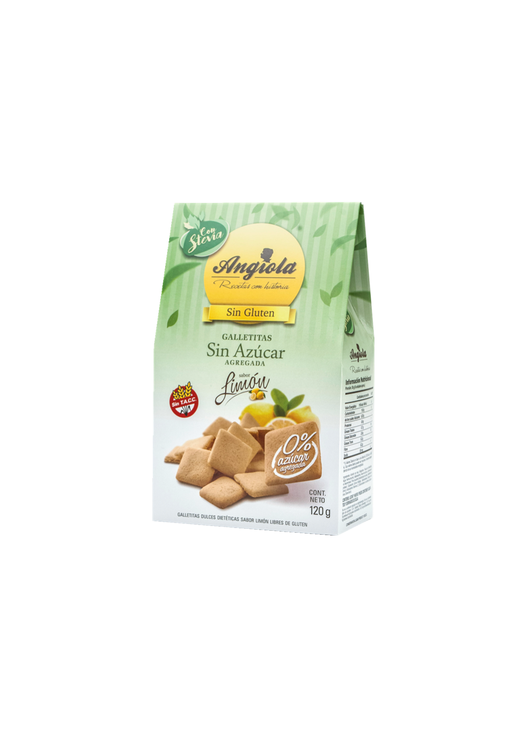 Angiola Galletita Limon Sin Azucar 120g 160 – Matcha Life