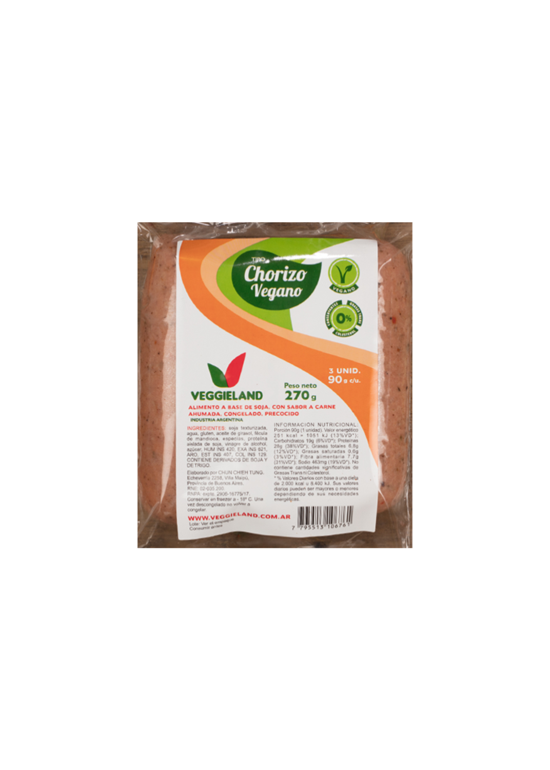 VEGGIELAND Chorizo Vegano – Matcha Life