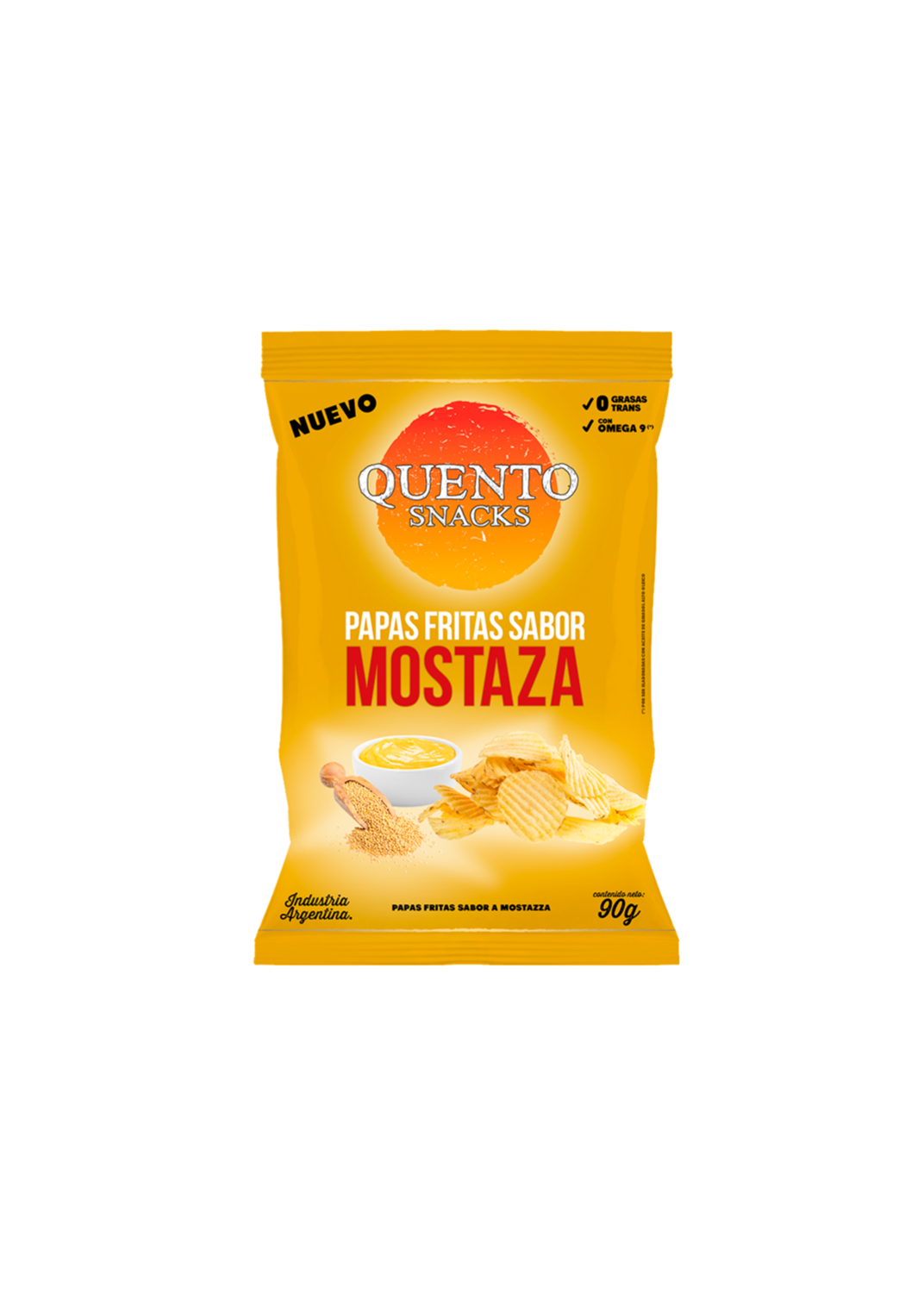 QUENTO Papas sabor Mostaza 90g – Matcha Life